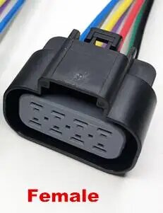 8-контактный Штекерный или гнездовой разъем с проводом 16AWG 20 см 15326655 15326654 для серии Delphi GT280 5pcs female