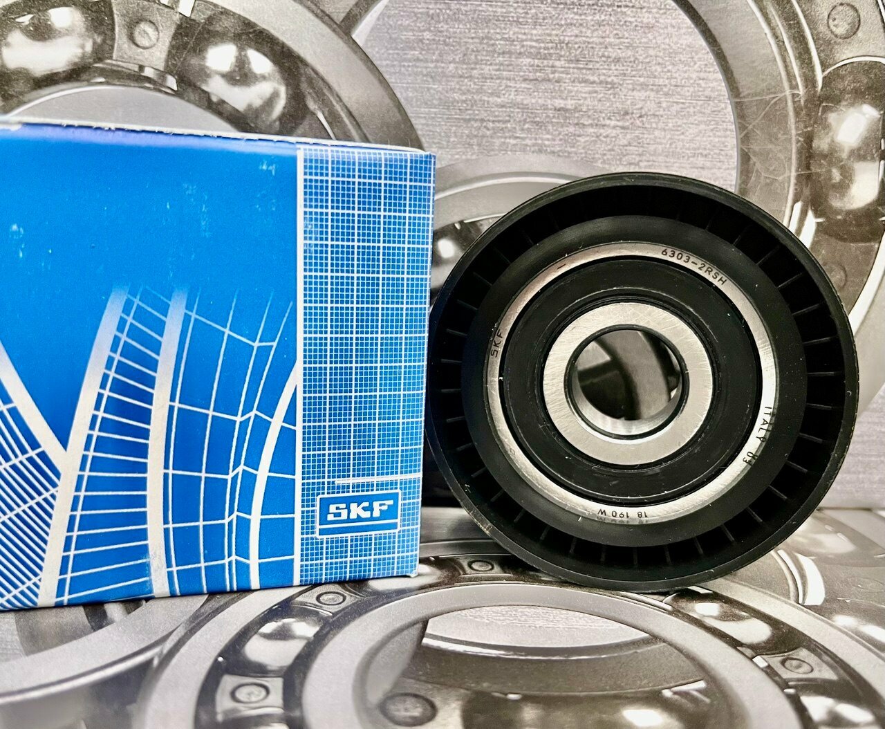 Ролик натяжной усиленный, Газель , Бизнес, Next, УАЗ с дв. 405 409 Евро-3, 4216 Евро-3/4, Evotech