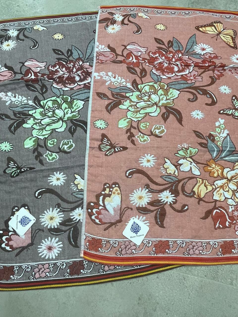 Полотенце для лица и рук, лён 50*90 см. 2 шт.