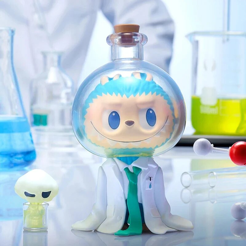 POP MART LABUBU THE MONSTERS ALMOST HIDDEN Series Фигурки-сюрприз Синий, Flask