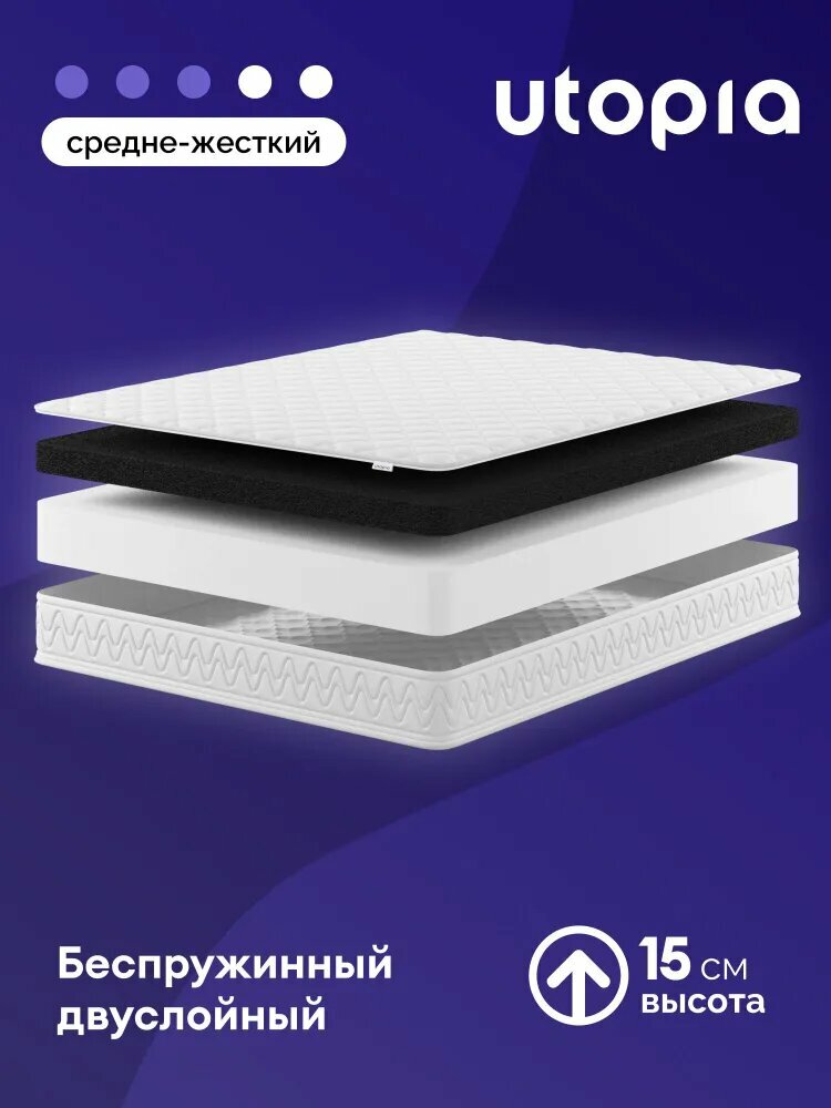 UTOPIA Матрас, Беспружинный, 160х200 см