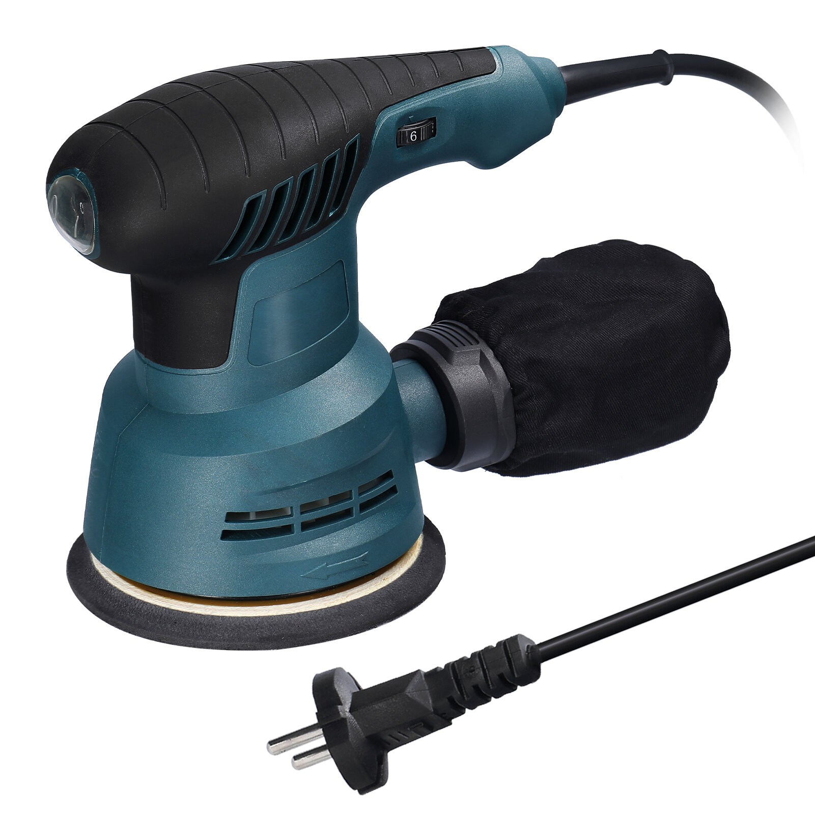 Ручной электрический эксцентриковый шлифовальный станок мощностью 300 Вт,