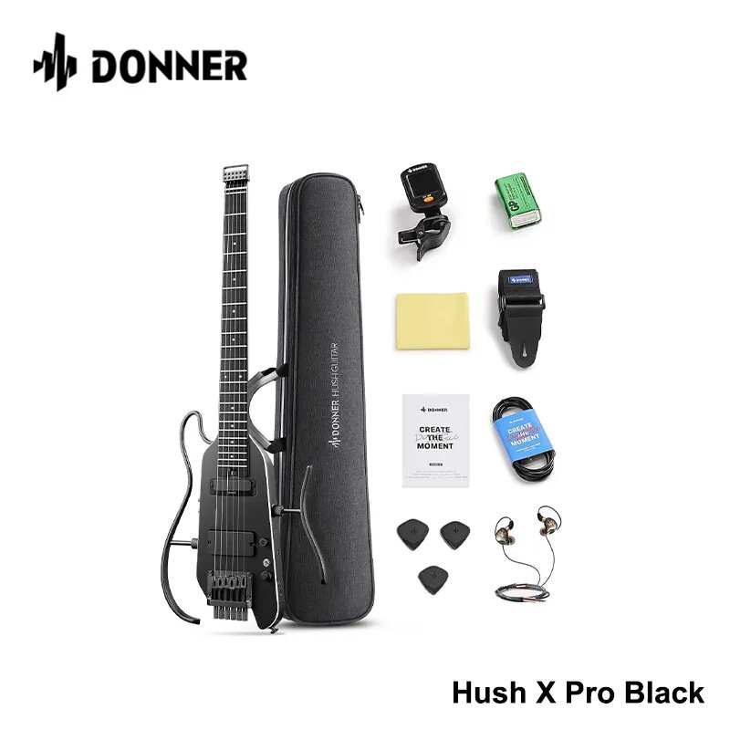 Электрогитара hush-x pro donner Гитары и электрогитары 6-струнная