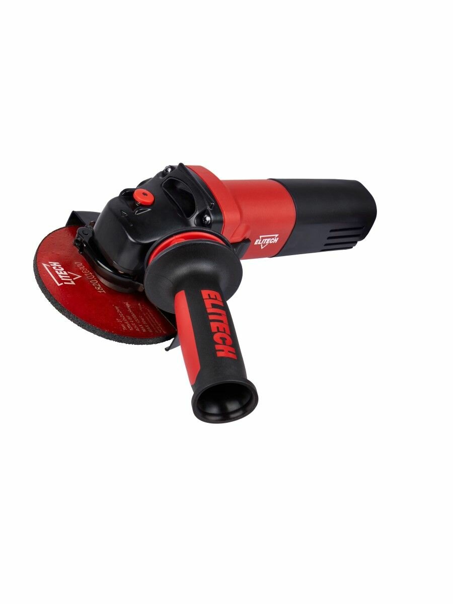 Шлифмашина угловая (УШМ, болгарка) ELITECH МШУ 1012, 125мм, 1000Вт,