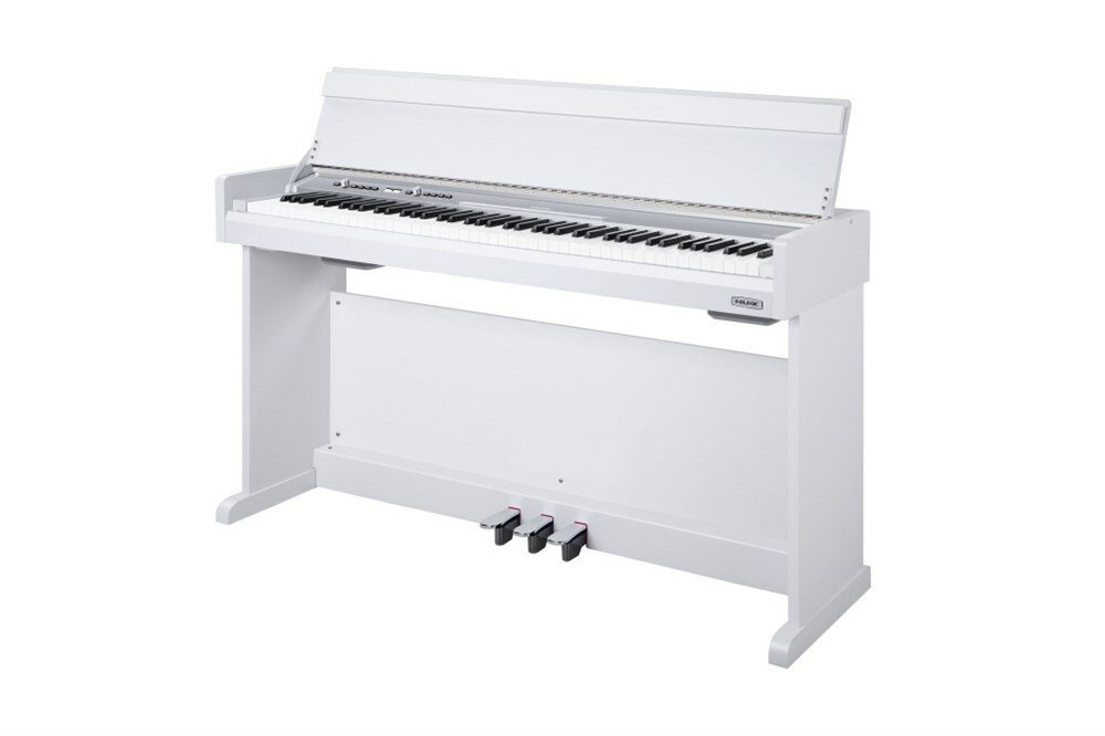 Nux NCK-330-WH - Цифровое пианино на стойке с педалями, белое