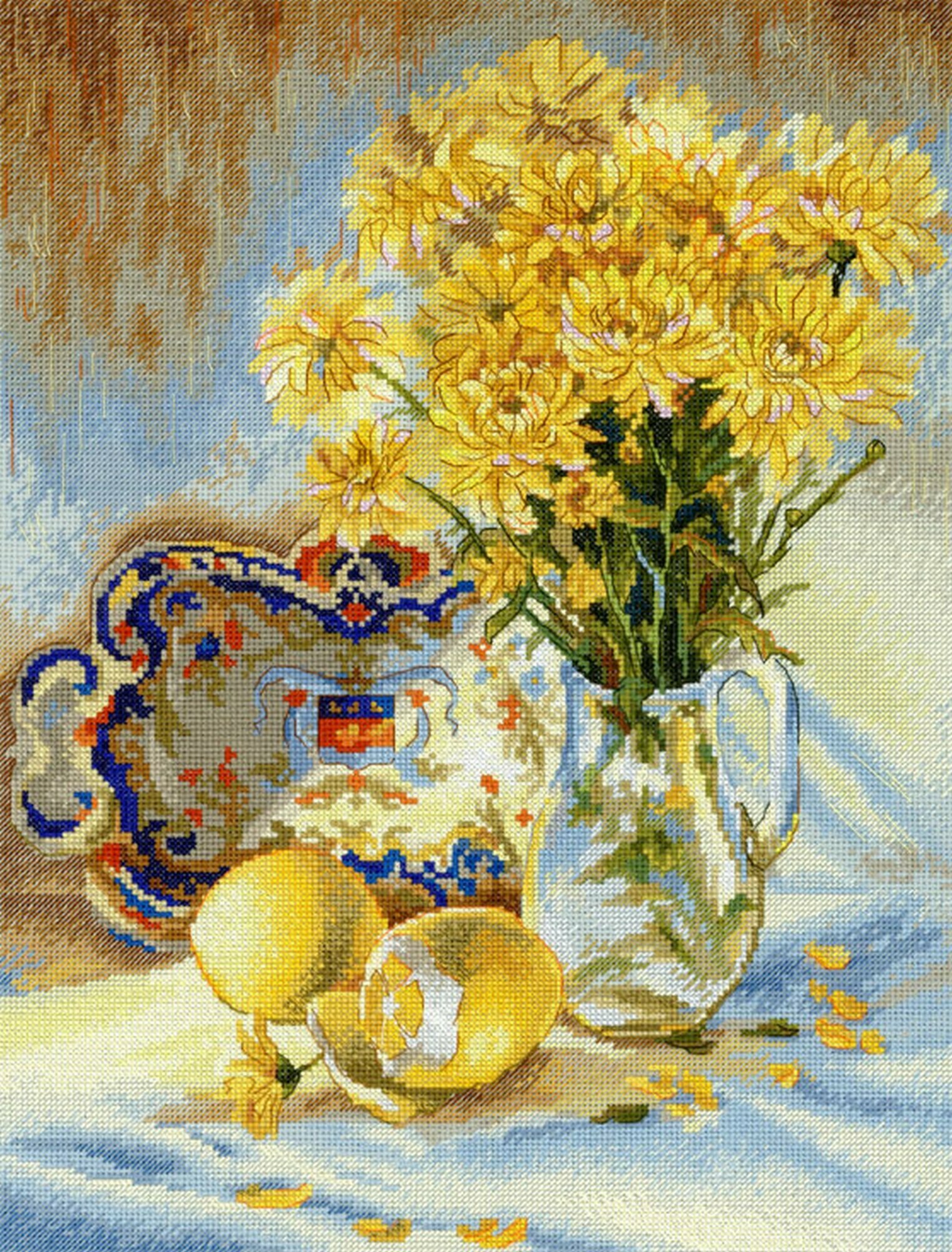 Вышивка Солнечный натюрморт 40x30 см.
