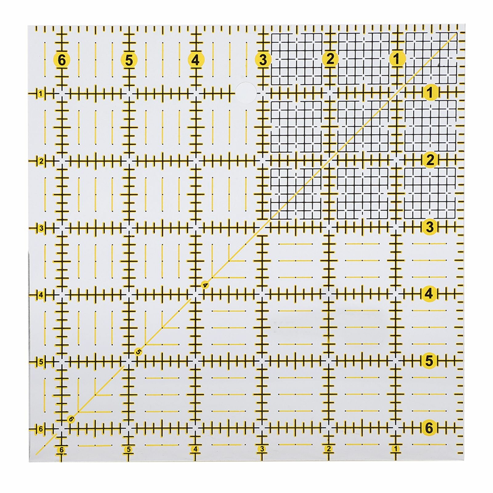 16-дюймовая пластиковая линейка для шитья лоскутных изделий, легко читаемые линейки для точных измерений