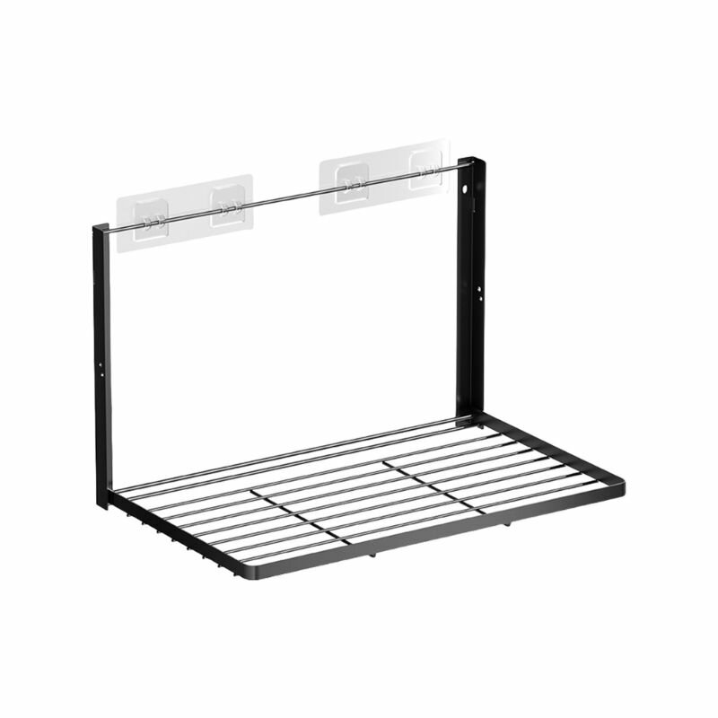 Боковая полка для хранения стиральной машины без перфорации, складная, настенная