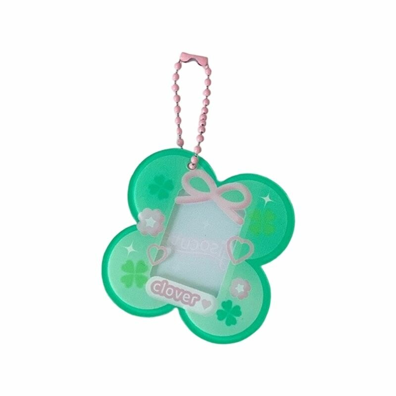 Подвеска-фоторамка с мультяшным четырехлистным клевером-four-leaf clover