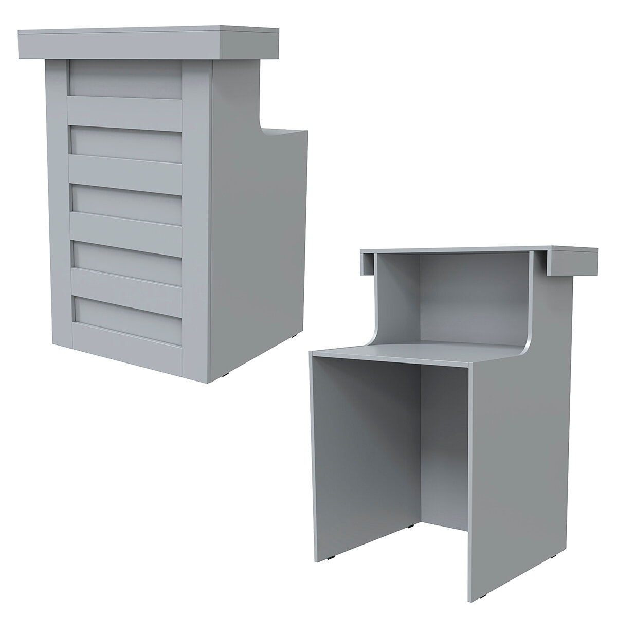 Ресепшн "Компания" №47А, Серый. Производитель товара - компания Westcom.