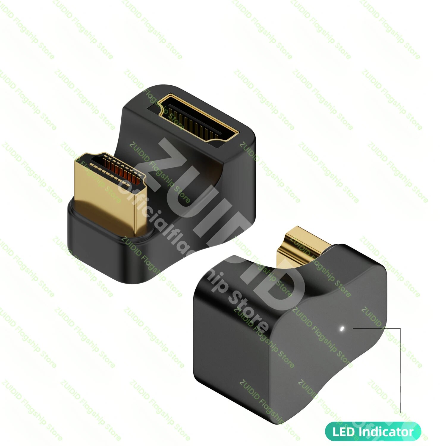 HDMI 2.1 переходник HDMI - RCA, черный A8K-15