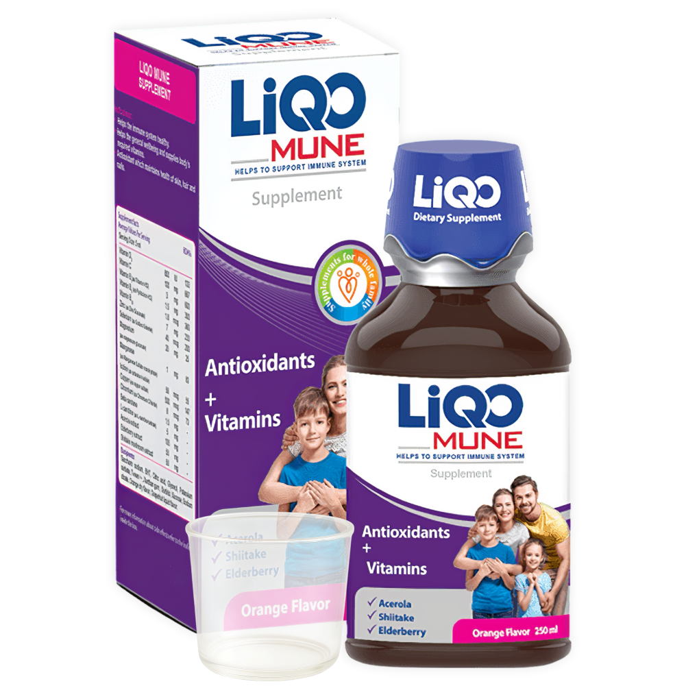 Сироп LIQO "MUNE" Антиоксиданты+Витамины, для иммунитета, с 3 лет, 250 мл