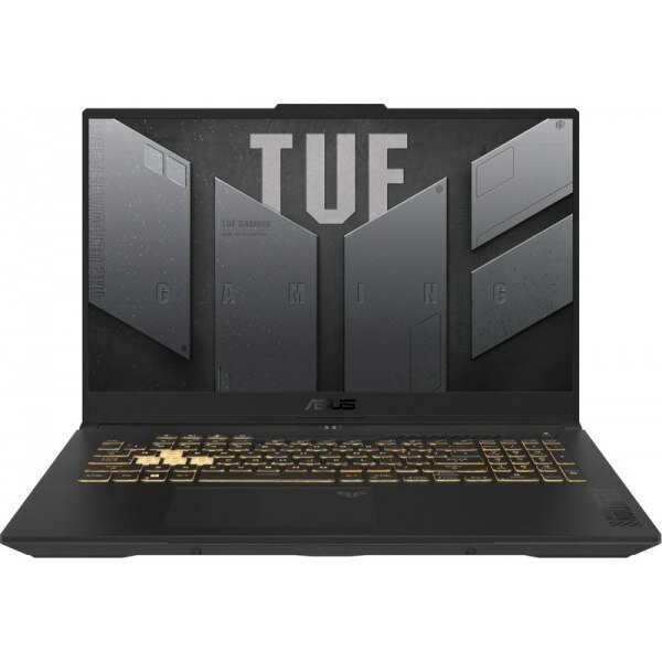 Ноутбук ASUS TUF Gaming F17 FX707VUR-HX225 17.3", IPS, Intel Core 5 210H 2.2ГГц, 8-ядерный, 16ГБ DDR5, 512ГБ SSD, NVIDIA GeForce RTX 4050 - 6 ГБ, без операционной системы, серы