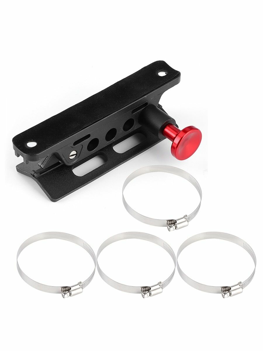 Регулируемый кронштейн крепления огнетушителя для Jeep Wrangler JK Sahara Sport Red, универсальный, простая установка, прочная конструкция