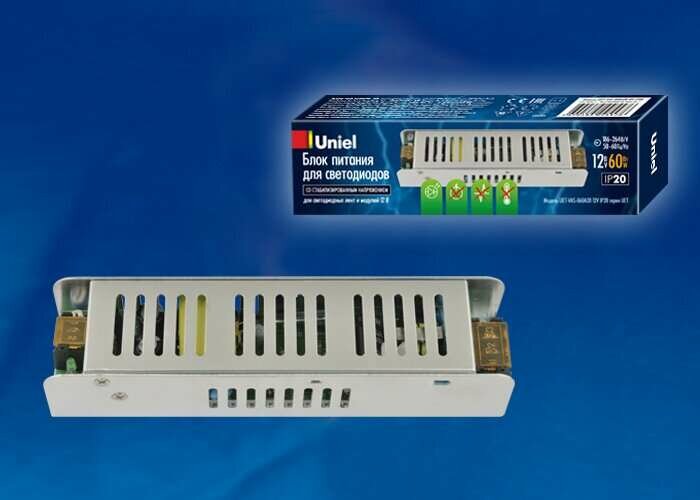 Блок питания (AC-DC) 12V 60W UL-00002428 UET-VAS-060A20 12V IP20 кожух