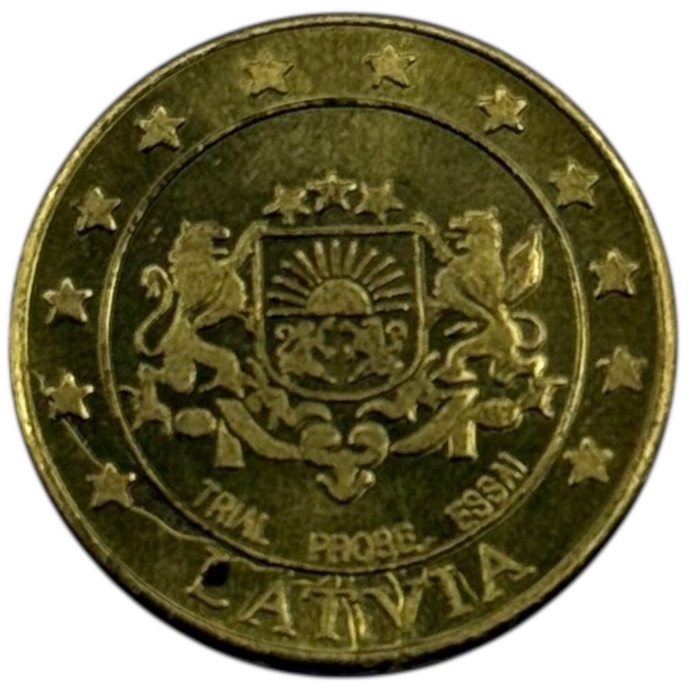 Латвия 20 евроцентов 2004 г. Munster (Проба)