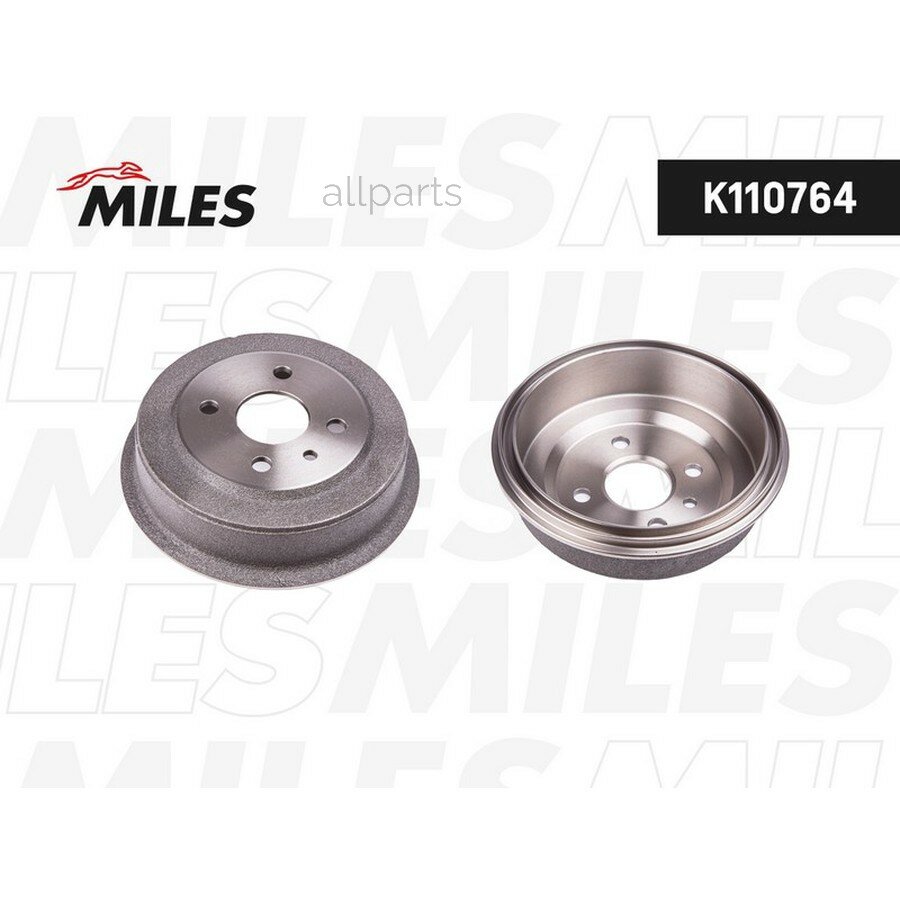 MILES K110764 Барабан тормозной DAEWOO NEXIA/LANOS/ESPERO/OPEL ASTRA F/KADET E