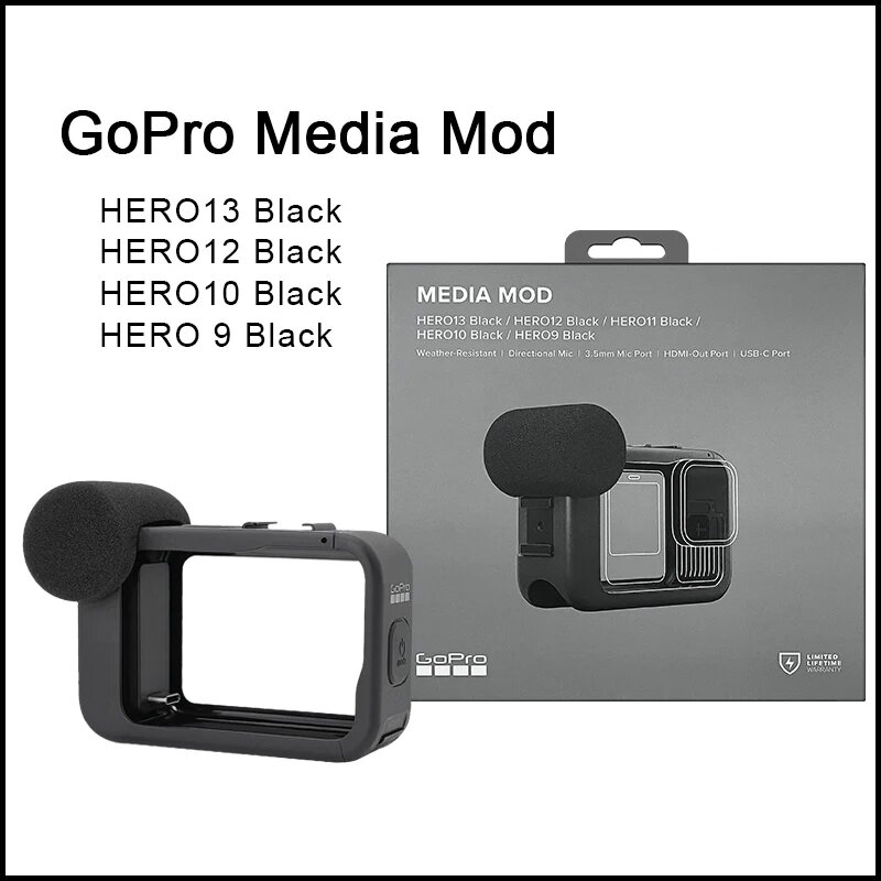 GoPro Media Mod для HERO9/HERO10/HERO11/HERO12 Black