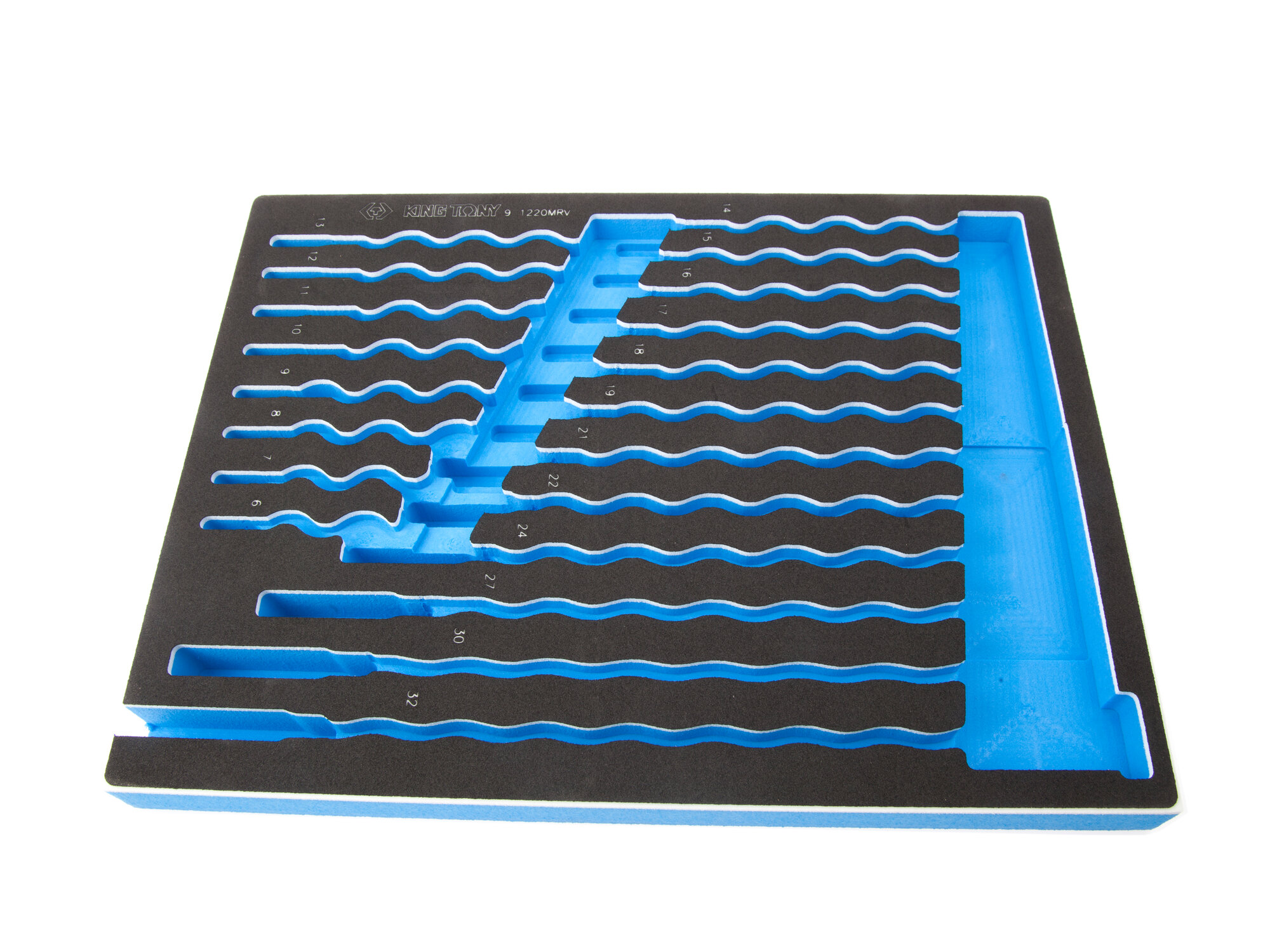 Ложемент для набора комбинированных ключей 9-1220MRV, EVA KING TONY 85811732B