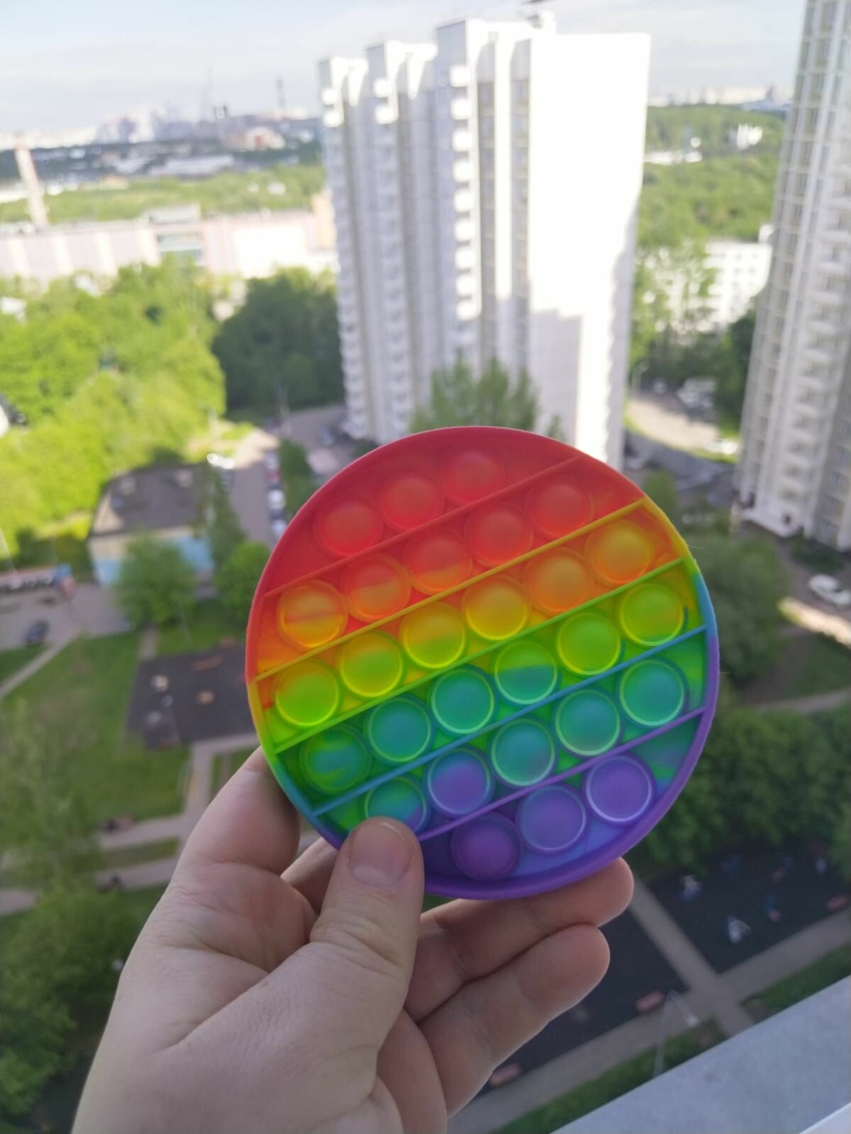 Поп-ит круг