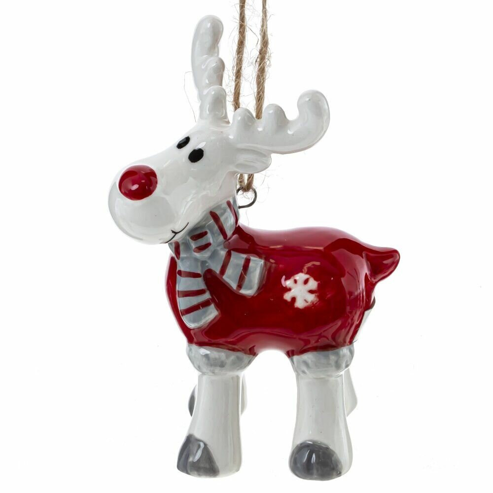 Украшение подвесное "Олень", 5х4х9 см, 2 вида, цена за 1шт, без выбора цвета