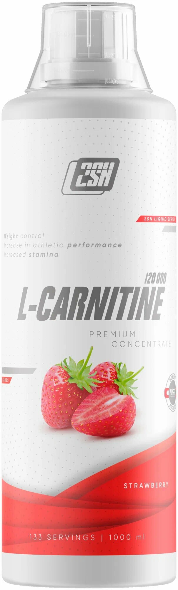 Жиросжигатель Л-карнитин жидкий 2SN L-carnitine 1000ml (Клубника)
