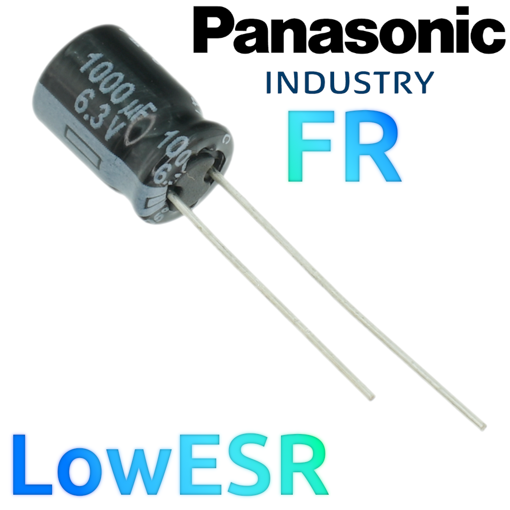 1000мкФ 6,3В / FR / 8х11,5 / 105 С / конденсатор электролитический (1шт)