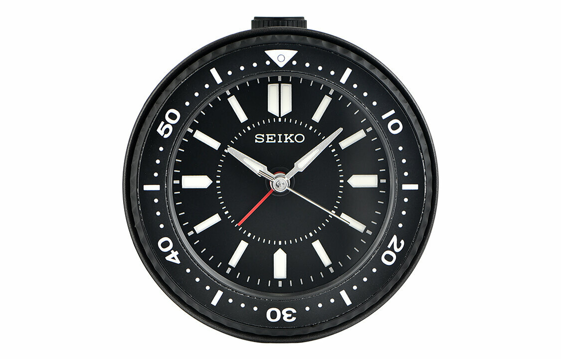 Будильник унисекс SEIKO, Black