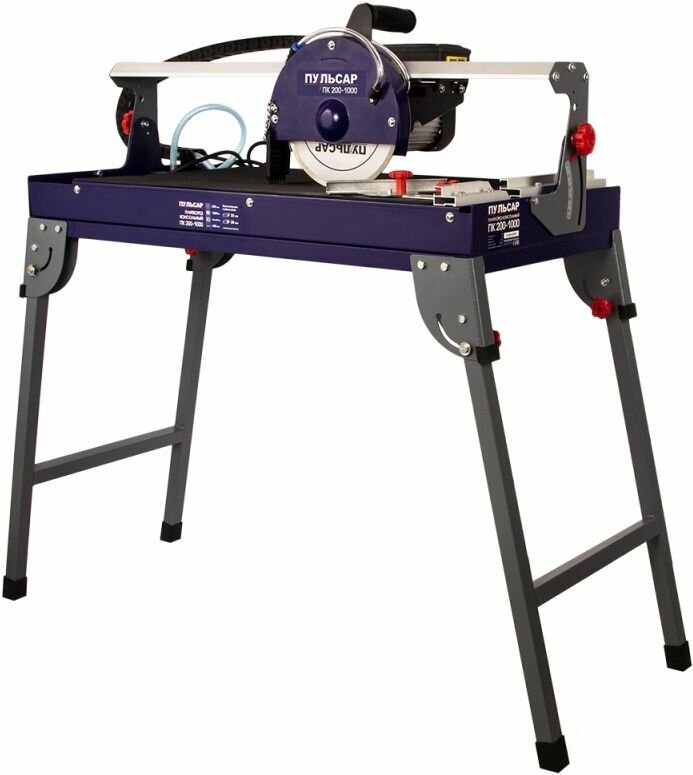 Плиткорез Пульсар ПК-200-1000, консольный, от сети, мощность 1000 Вт, складные ножки