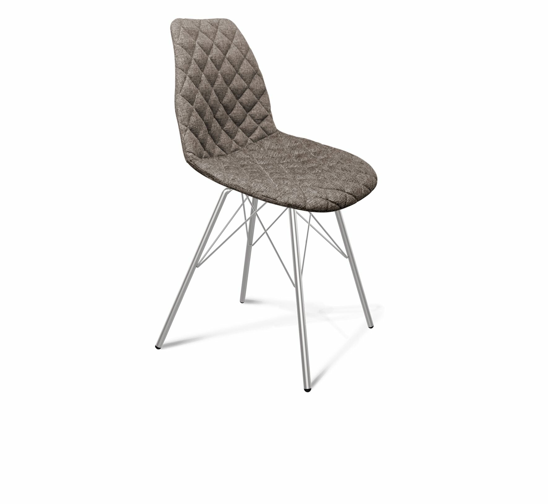 Стулья мягкие, со спинкой, на металлическом каркасе, для кухни, комплект 4 шт, SHT-ST29-C/S37 x4