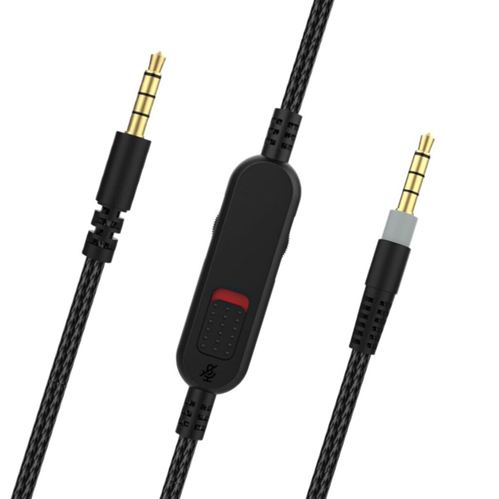 Аудиокабель High Fidelity для наушников CloudAlpha с двойными штекерами 3.5мм и встроенным управлением