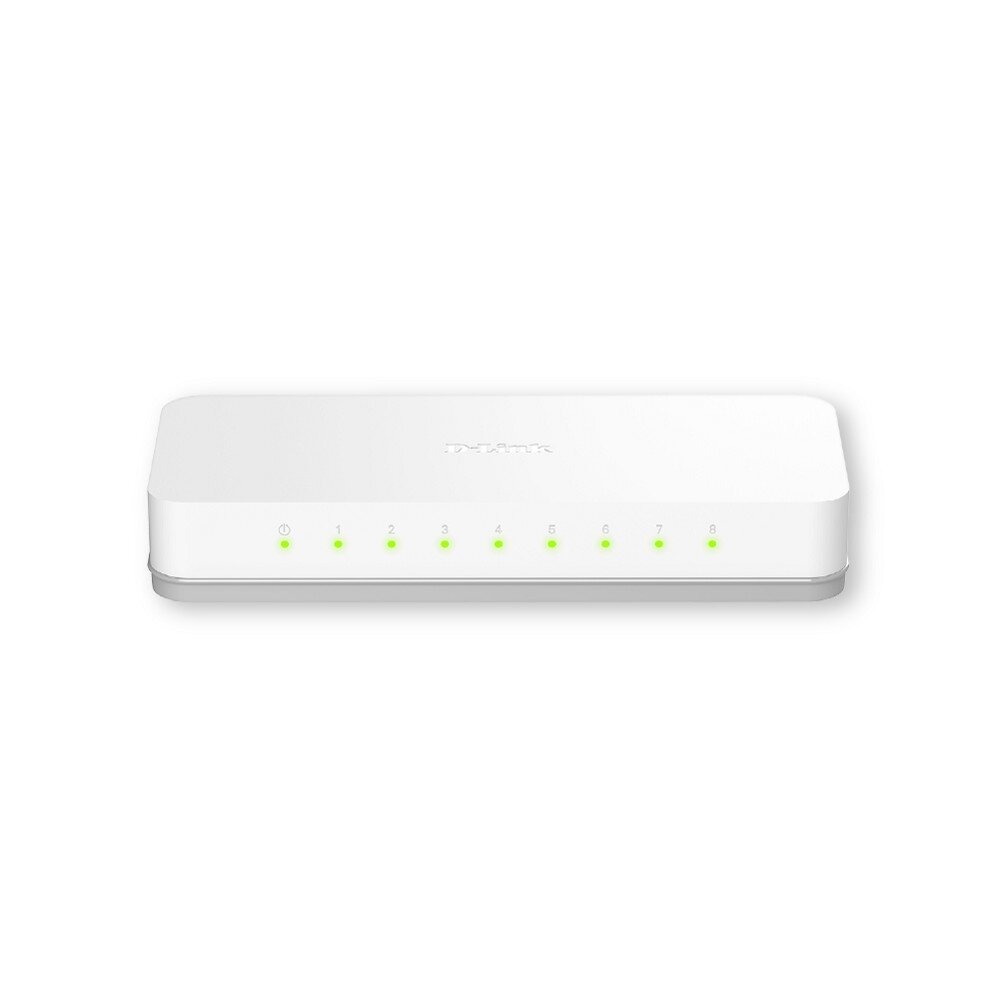 D-Link DES-1008C/B1A Неуправляемый коммутатор с 8 портами 10/100Base-TX