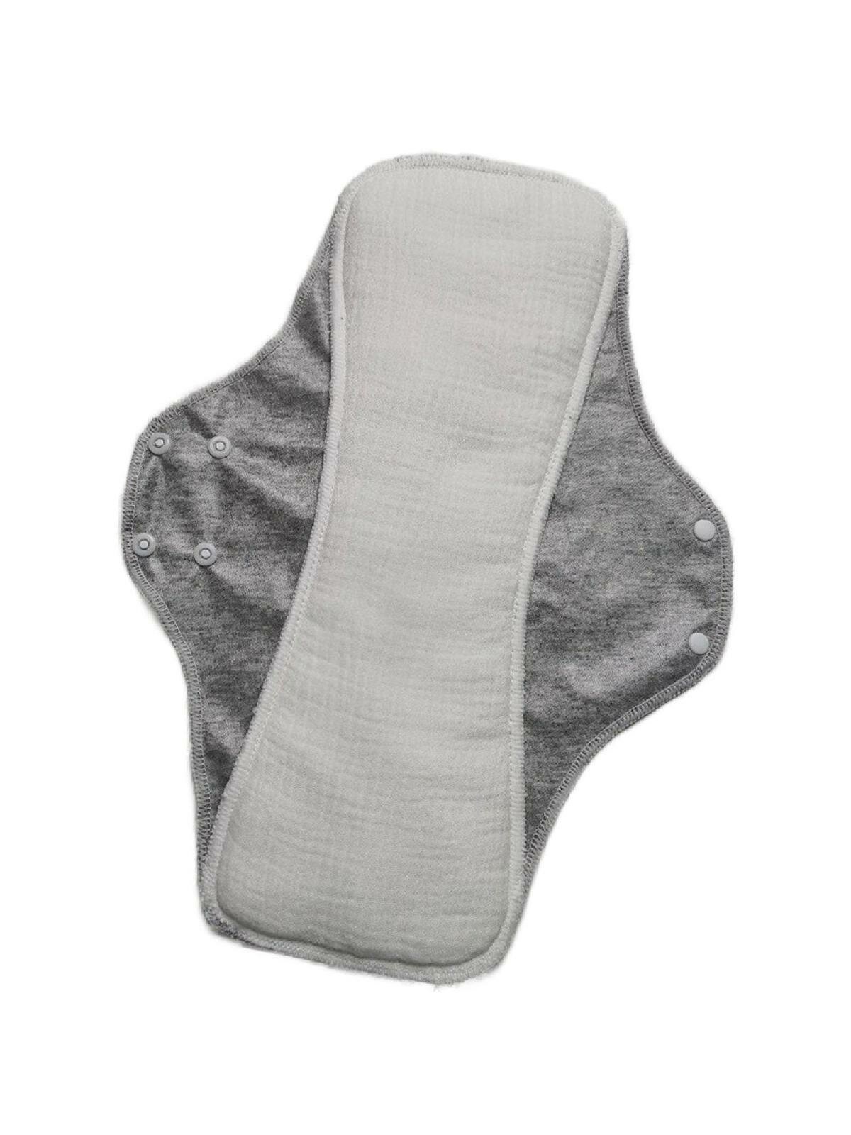 Хлопковая моющаяся прокладка, Светло - серый