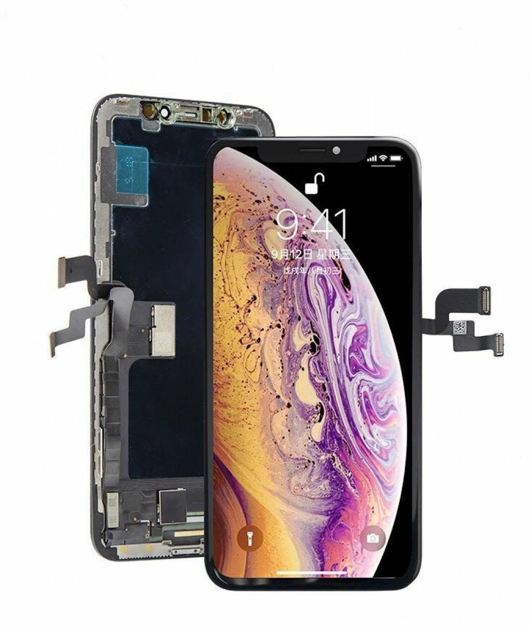 Дисплей для iPhone XS снятый ORIG черный