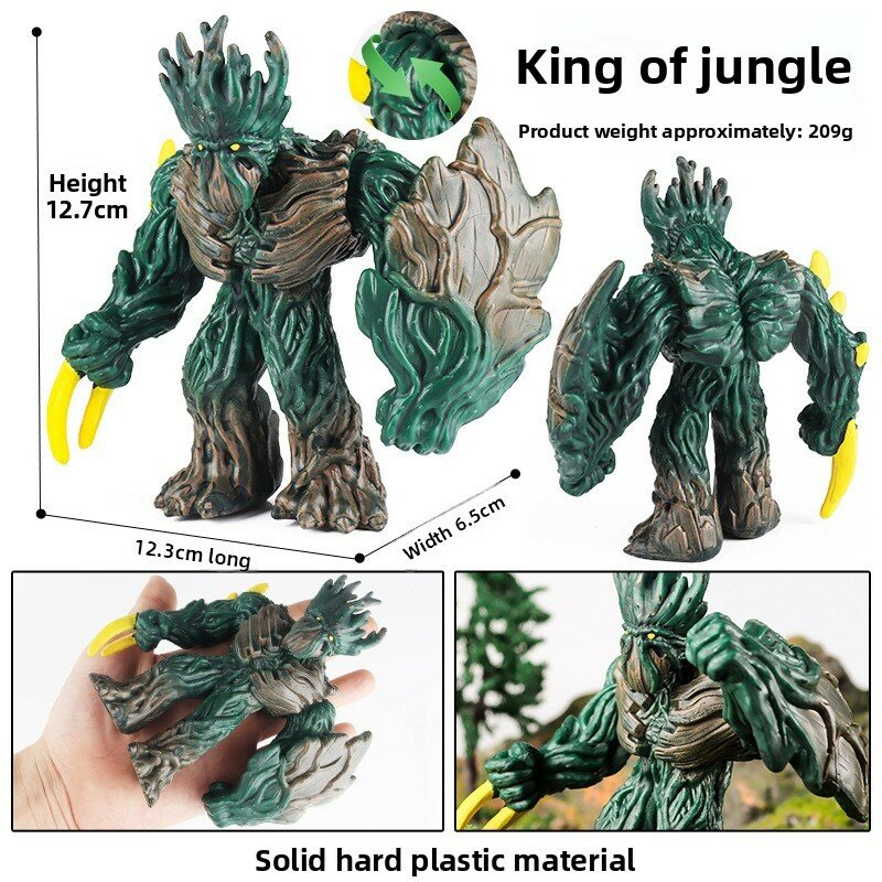 Three headed dog fire phoenix stone monster dragon warcraft model for kids and collector enthusiasts style5