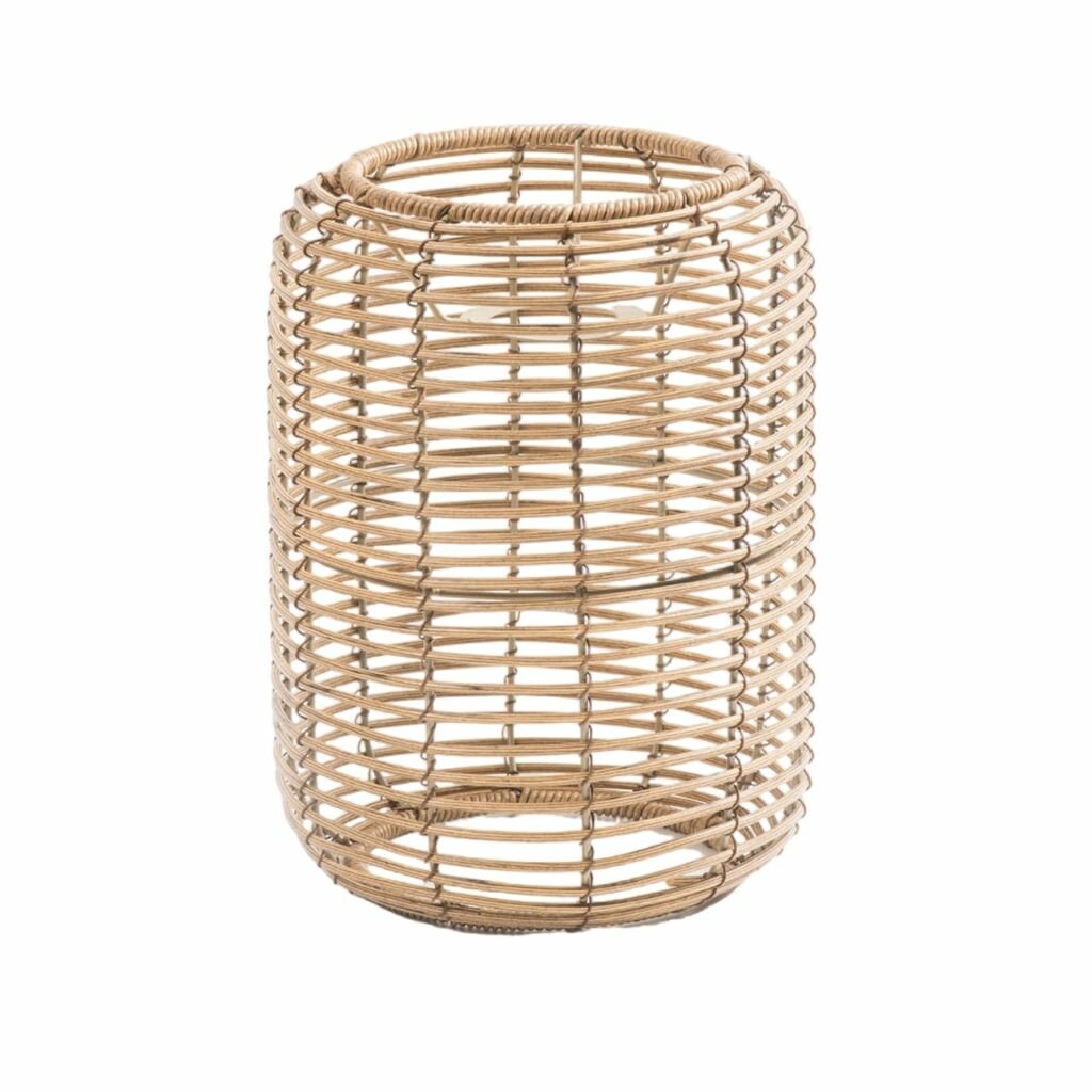 Абажур из искусственного ротанга-XH23411 классический желтый