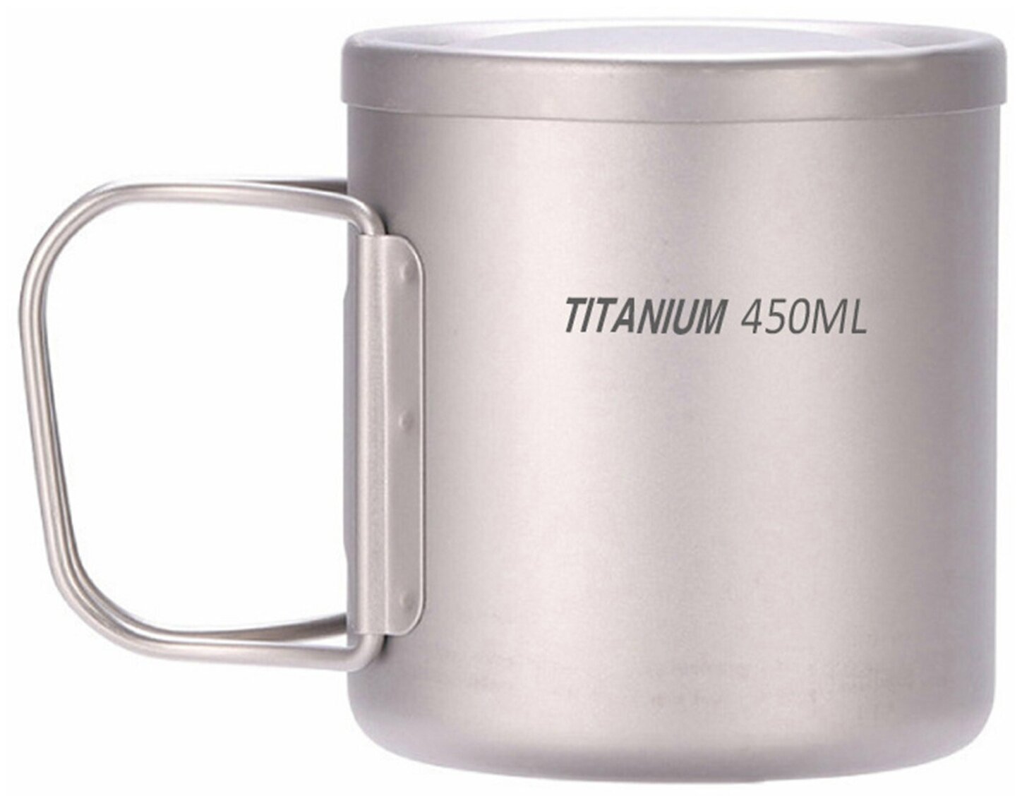 450 мл Титановая чашка для воды с двойными стенками, кофейная