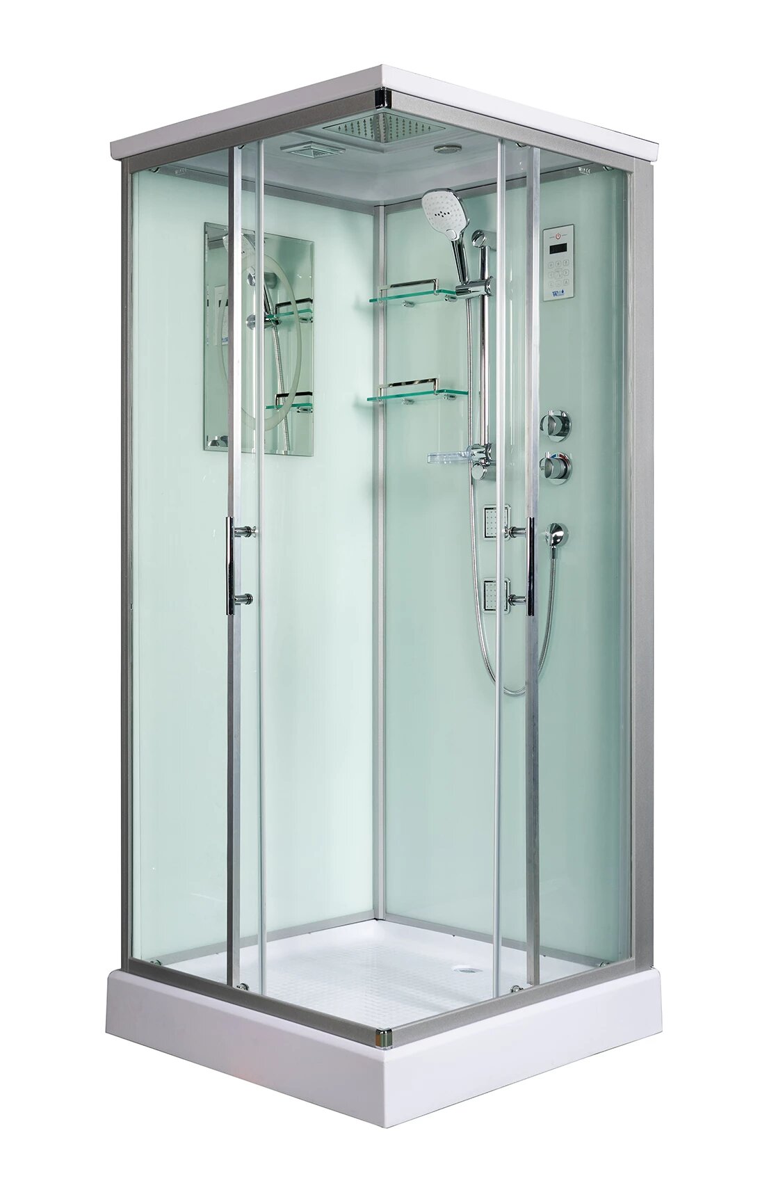 Душевая кабина WeltWasser WW500 Laine 804 80x80 с гидромассажем 10000003267