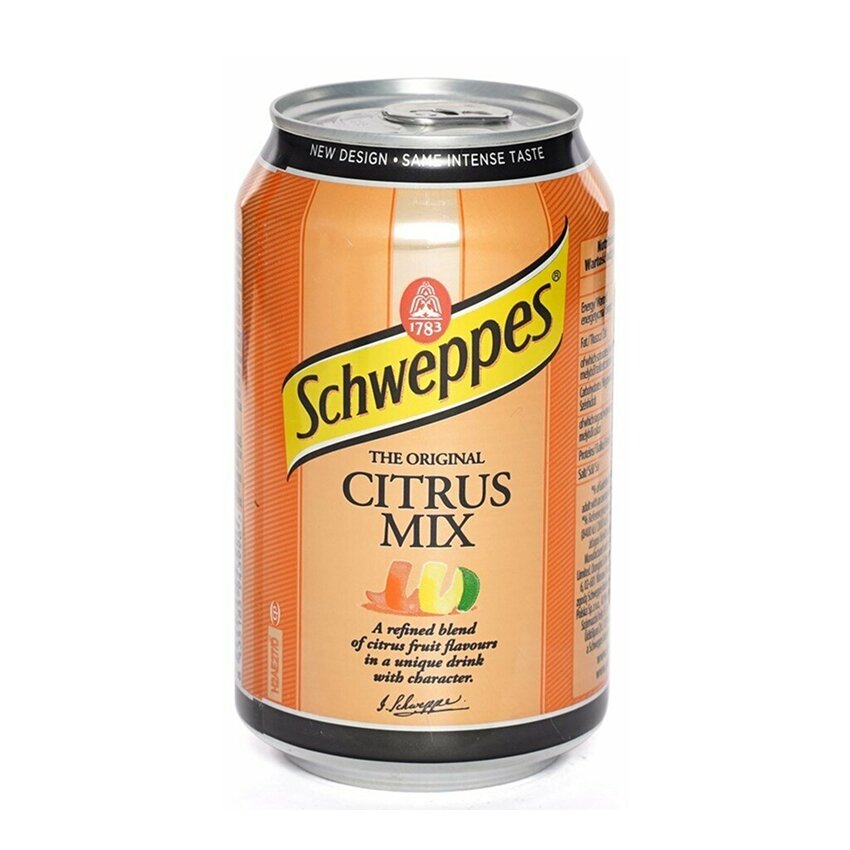 Schweppes Citrus Mix напиток газированный цитрусовый микс 330 мл