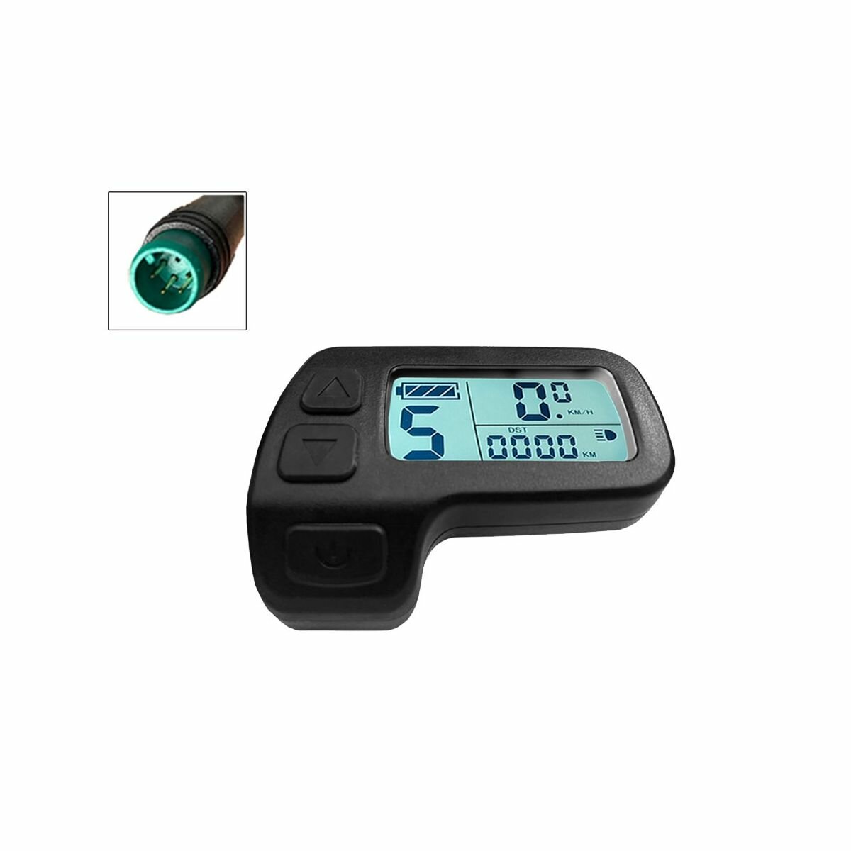 O085M Дисплей для электровелосипеда KT-LCD11 Мини-дисплей 24 В 36 48 Водонепроницаемая вилка электрического велосипеда контроллера Кунтэн Эбайк Панель