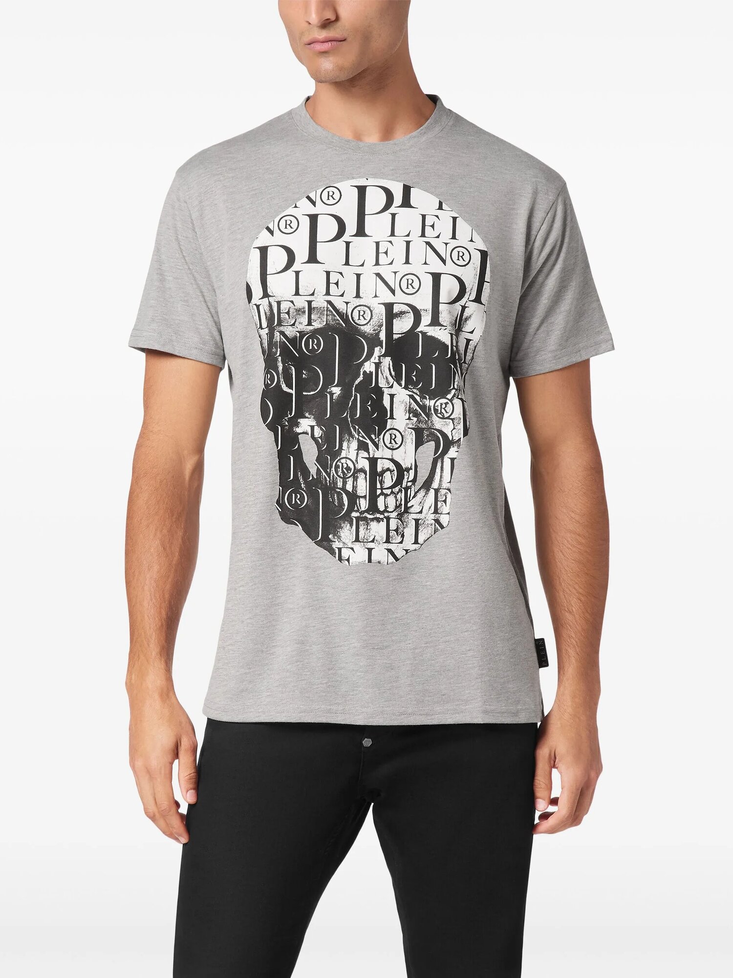 Футболка PHILIPP PLEIN, размер 3XL, серый — фото 1