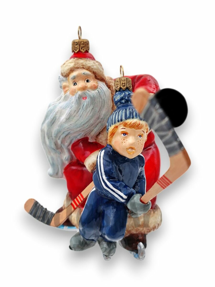 Елочная игрушка Хей! Хей! Это хоккей