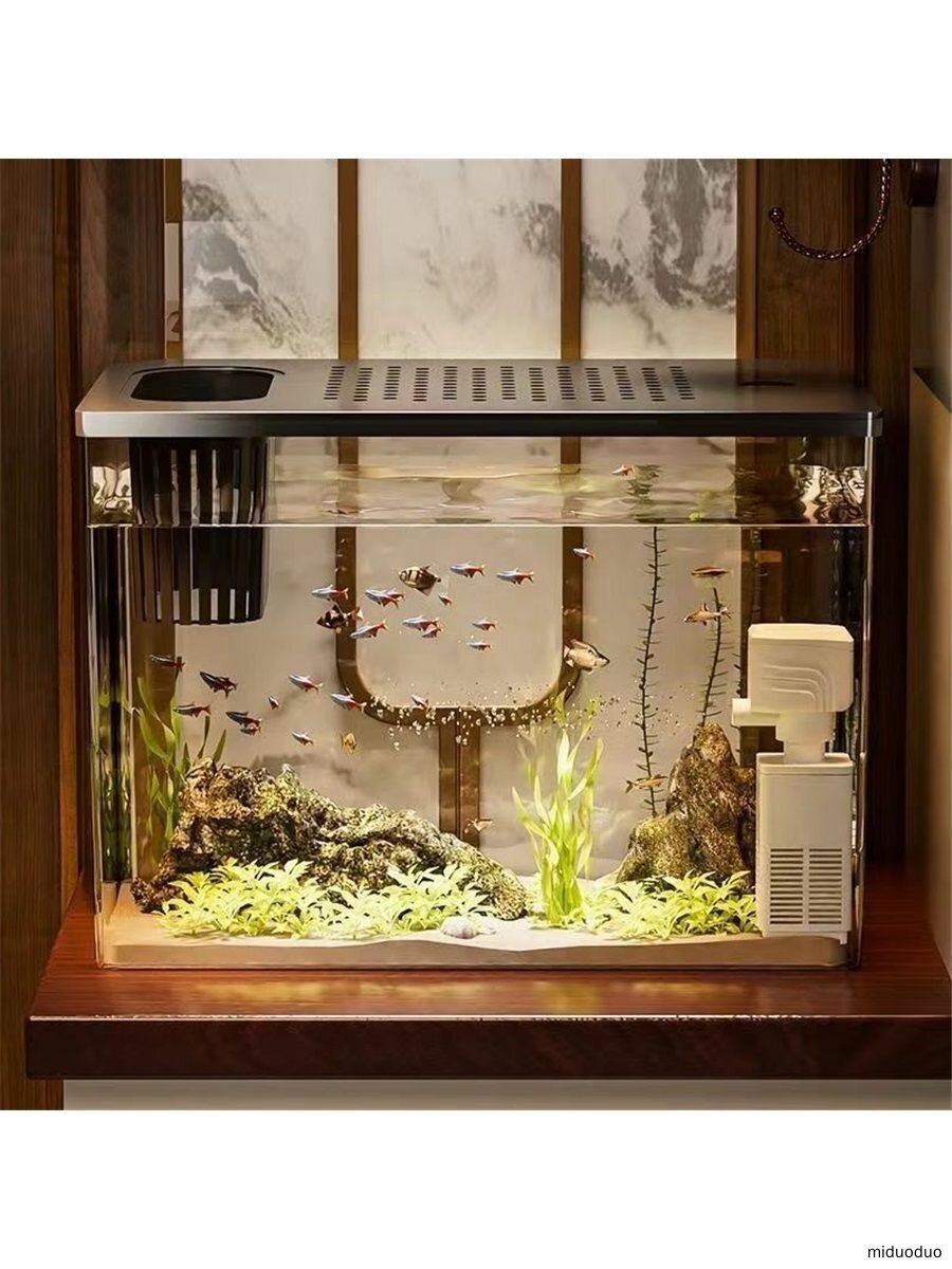 Аквариум, каркасный, прямоугольный, белый，31*23*17.5cm