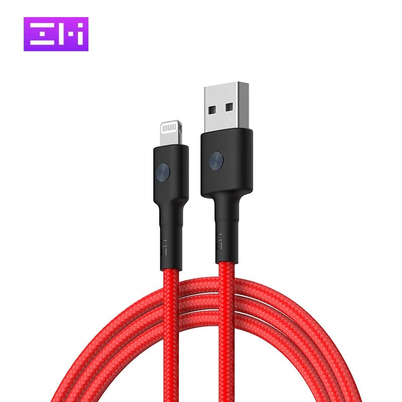 Сертифицированный ZMI MFi USB-кабель для Apple iPhone 14 13 12 11 xs xr 7 8pin 2,4A Дані быстрой зарядки для iPad Зарядное устройство в оплетке 1,5 м Автомобиль