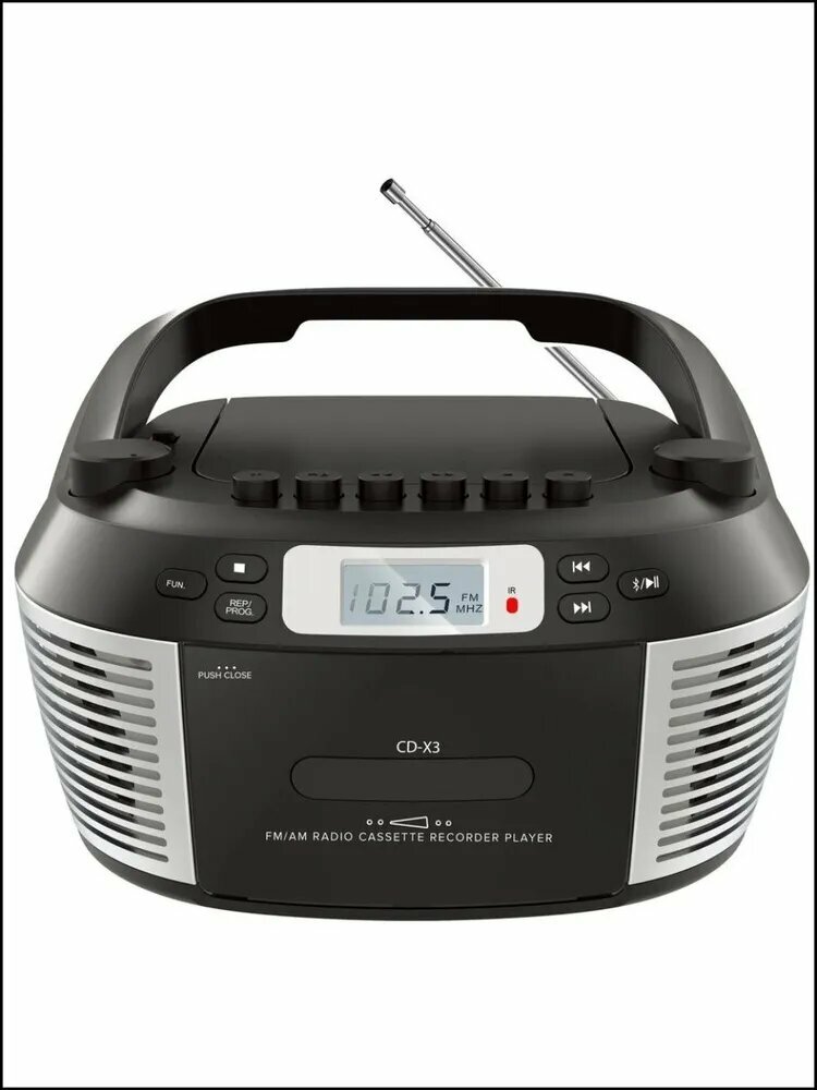Портативный Bluetooth CD MP3 плеер FM радио магнитофон