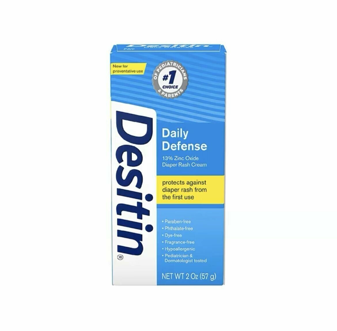 Desitin, Крем от опрелостей, мгновенное облегчение, многоцелевая детская мазь от пеленочного дерматита с защитным средством, 57гр