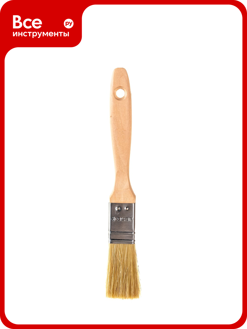 Плоская кисть 1"/25мм Зубр эксперт Универсал 01005-025