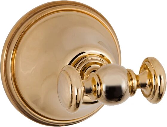 Крючок Tiffany World Harmony TWHA016oro латунный, двойной, золотой, вешалка для полотенец в ванную