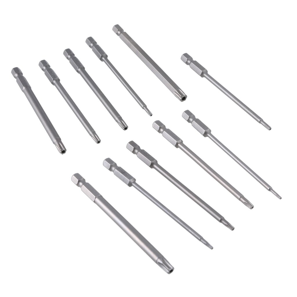 Набор бит Security Blossom 50/100 мм, шестигранный хвостовик 1/4 дюйма, магнитная отвертка Star с защитой от несанкционированного доступа, набор бит, магнитная отвертка