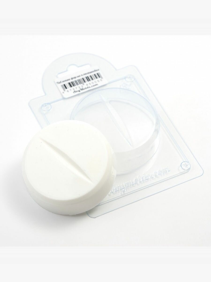 Таблетка молд из толстого пластика для мыла, гипса, шоколада